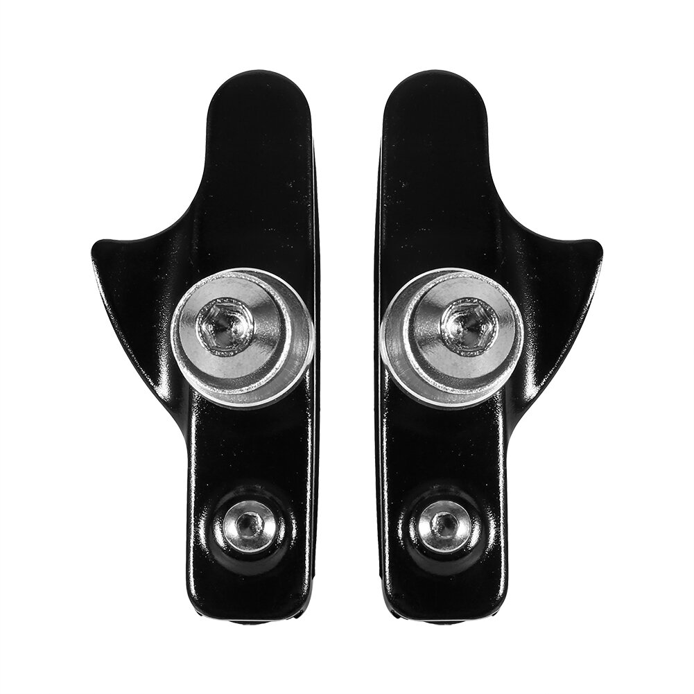 2 шт. тормозные колодки из алюминиевого сплава для шоссейного велосипеда (черные)