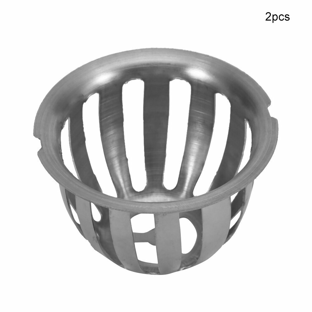 2 шт. Круглая форма круглое сталь против блокировки дренаж крыши дренаж для садового балкона (75 мм)