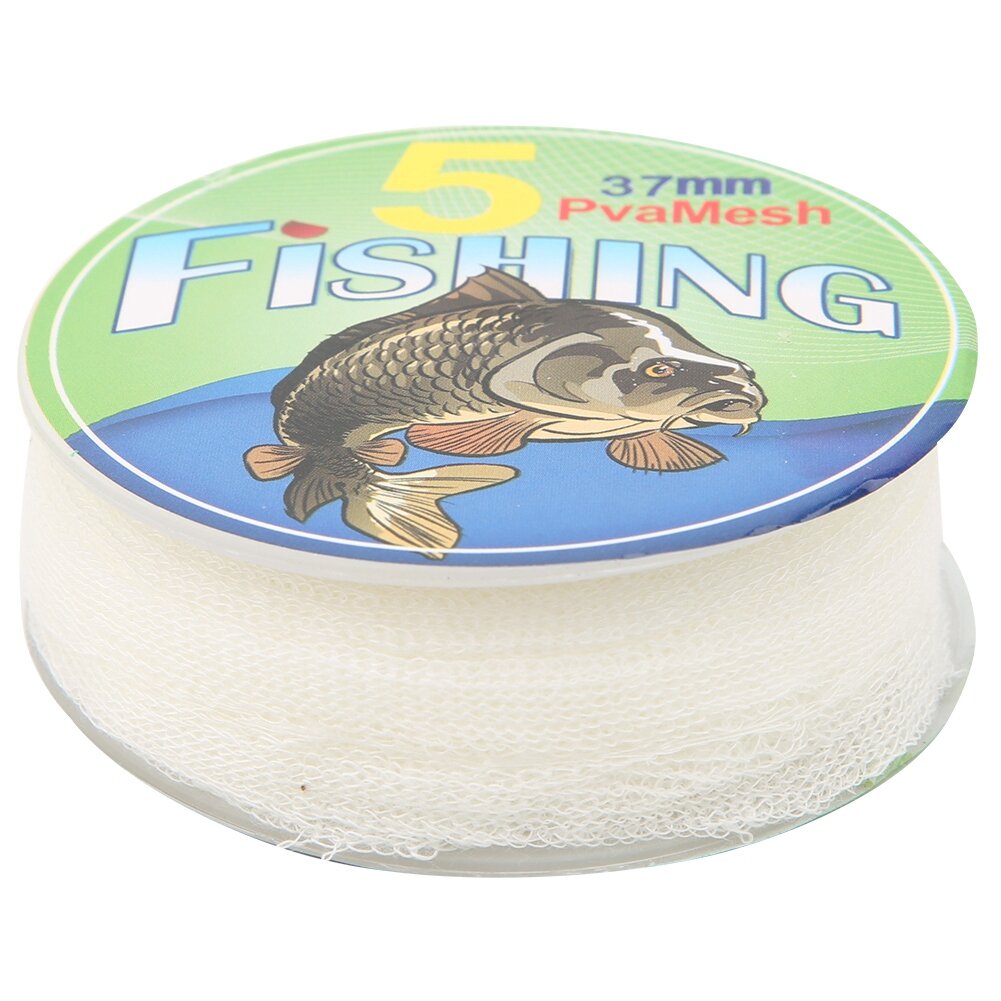 Растворимая Сетка Для Рыбалки: 5 М Длина Для Гибкости Водорастворимая Сетка - Быстрое Растворение Для Мгновенной Подачи ПВА Сетка Для Прикормки For Сухая Прикормка И Сухие Руки
