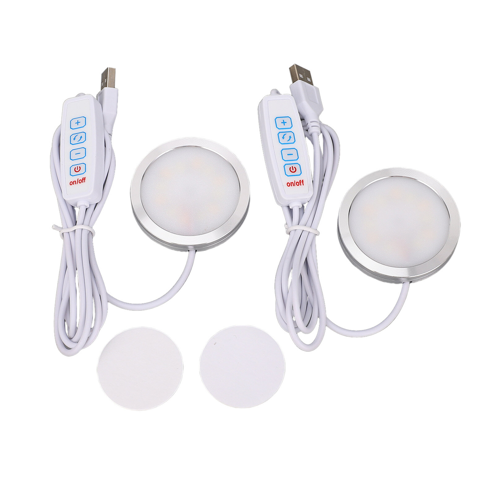 Комплект из 2 светодиодных ламп для 3D-принтера Bambu Lab A1 A1mini P1S P1P. Креативный набор для самостоятельного изготовления светильников, 3 цвета, питание от USB 5 В.