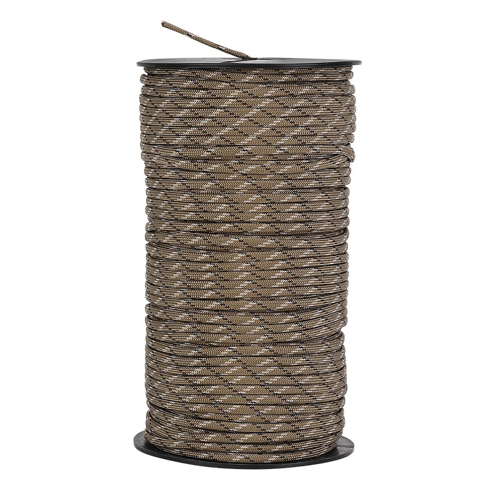 100-метровый страховочный парашютный трос для активного отдыха на природе, для спасательных работ и походов (камуфляж для пустыни).