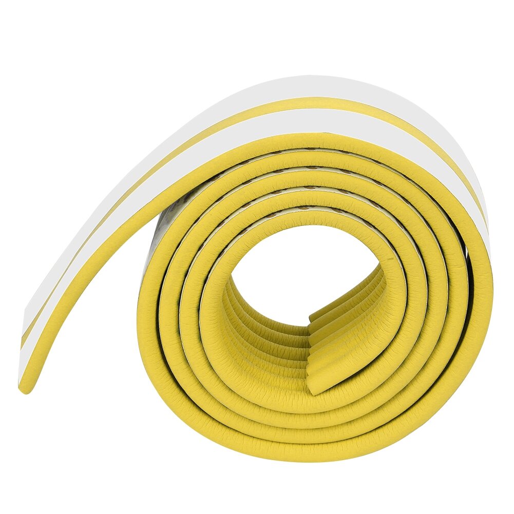 Защитные уголки для защиты от детей, 6,5 футов, многофункциональный бампер для детской безопасности (желтый)