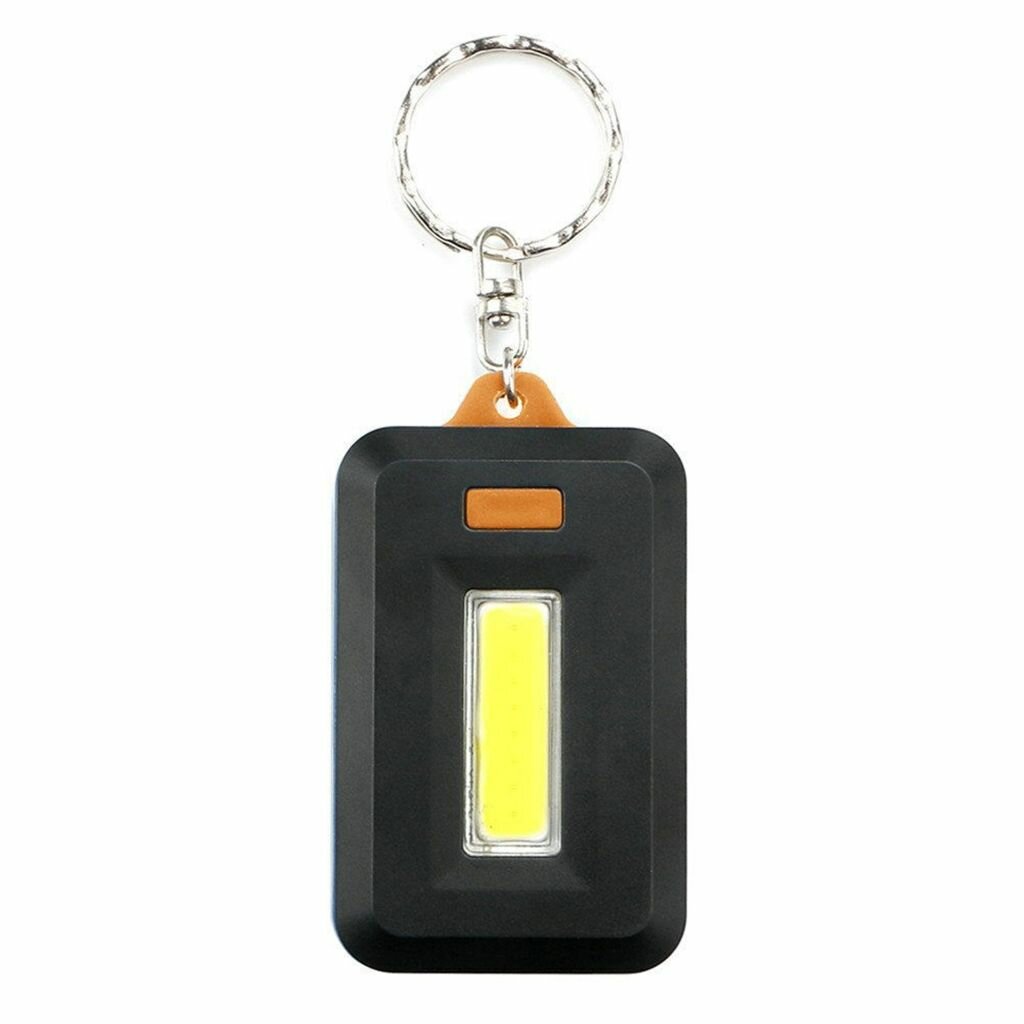 Фонарик на брелоке с 3 режимами освещения, Оранжевый
