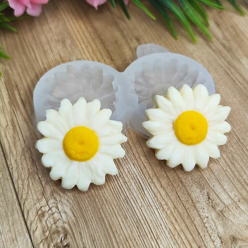 Силиконовая форма для шоколадных плиток Brilliant Mold. Молд Ромашки