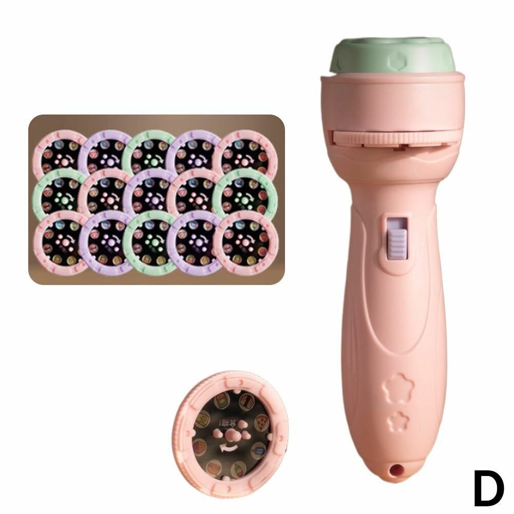 Проекционный фонарик, игрушка-проектор с фонариком, познавательная светящаяся детская игрушка, 120 фотографий