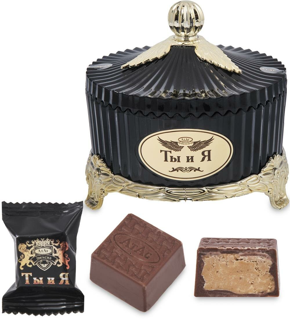 Конфеты "Ты и Я" в вазе, 250 г A2191565