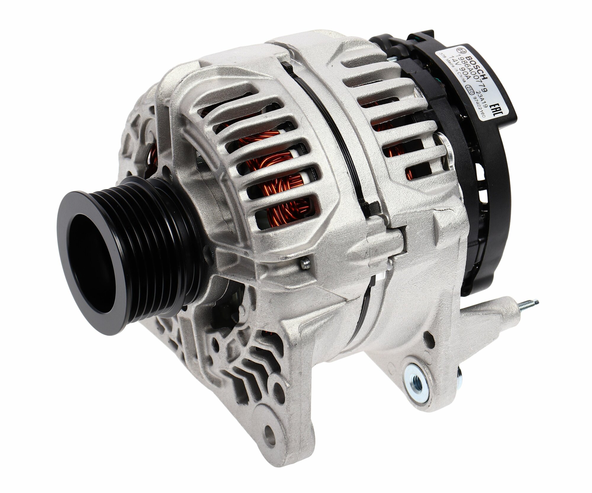 Генератор (14В,90А) Bosch Арт.1986A00779 / AUDI A3 (96-03) SKODA Octavia (97-10)