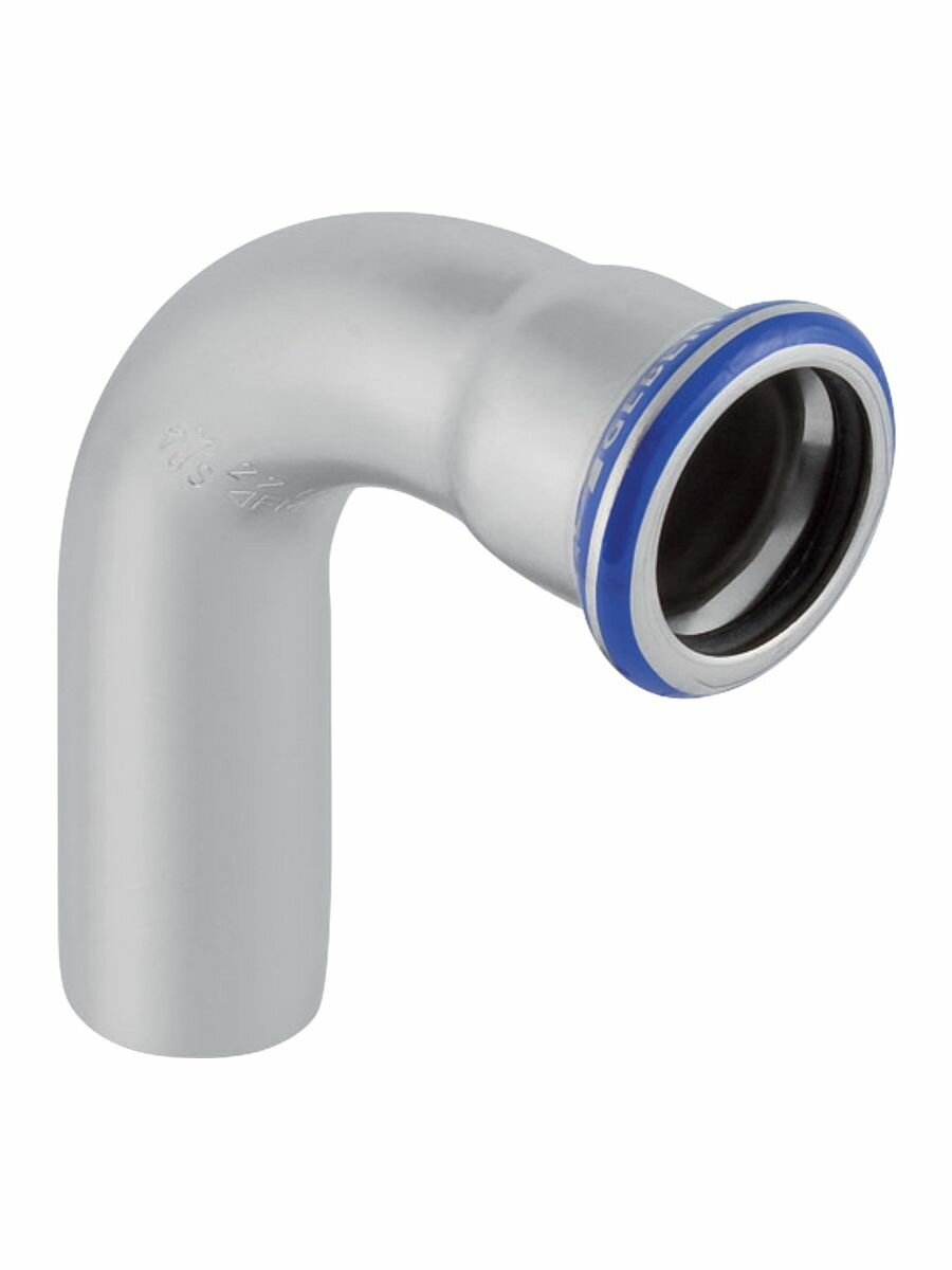 Отвод MAPRESS 90гр 18мм нерж. сталь (пресс/гладкий концевик) 30303