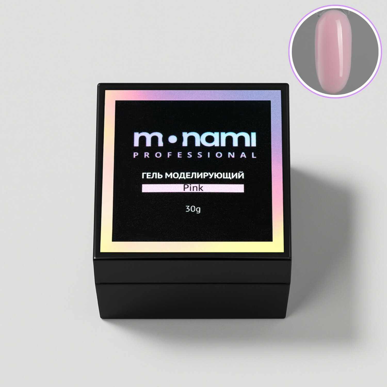 Гель для наращивания и укрепления Monami Gel Pink 30 г средне-жидкий