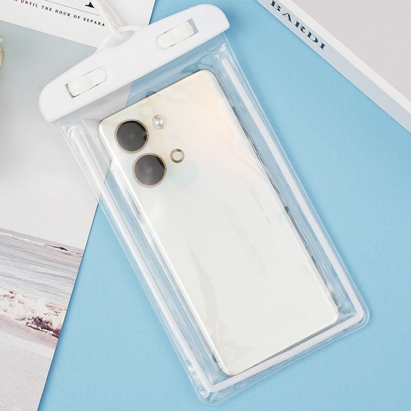 Водонепроницаемая сумка для телефона, светящаяся в темноте, водного парка, плавания и рафтинга, герметичный прозрачный чехол