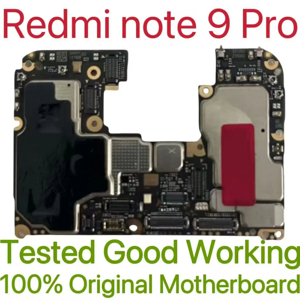Глобальная версия, оригинальная разблокированная материнская плата для Redmi note 9 Pro, протестированная схема, основная материнская плата для Redmi note 9 Pro RAM6GB ROM128GB