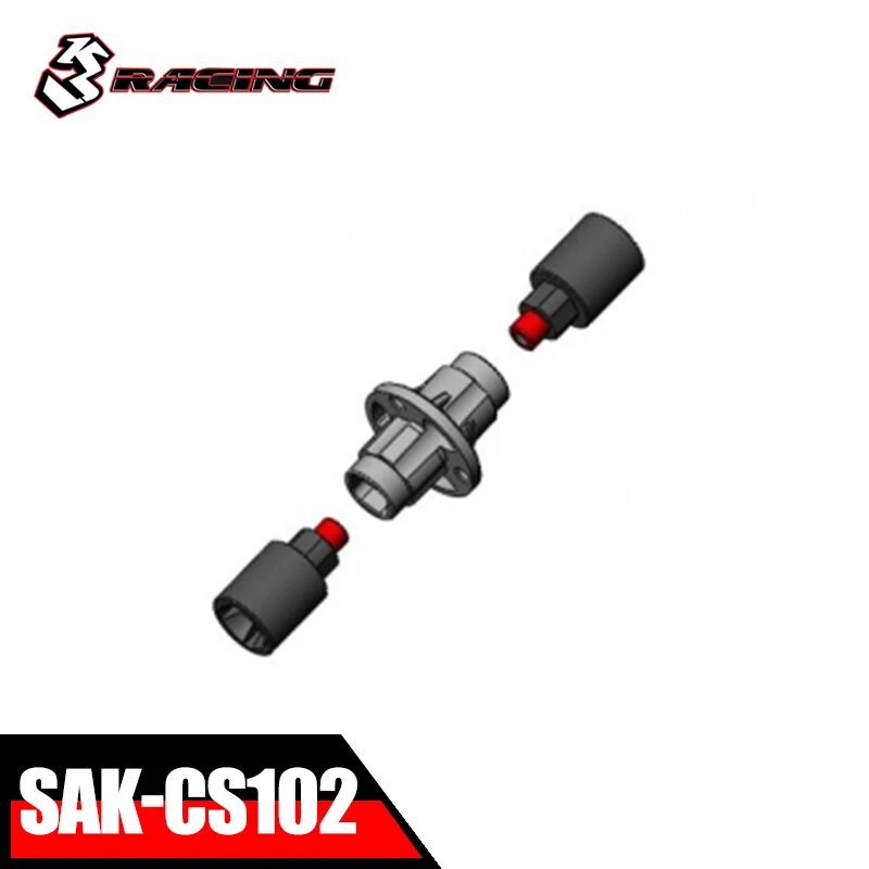 Набор прямых валов 3Racing SAK-CS102 для CERO SPORT 1/10 RC Touring Car