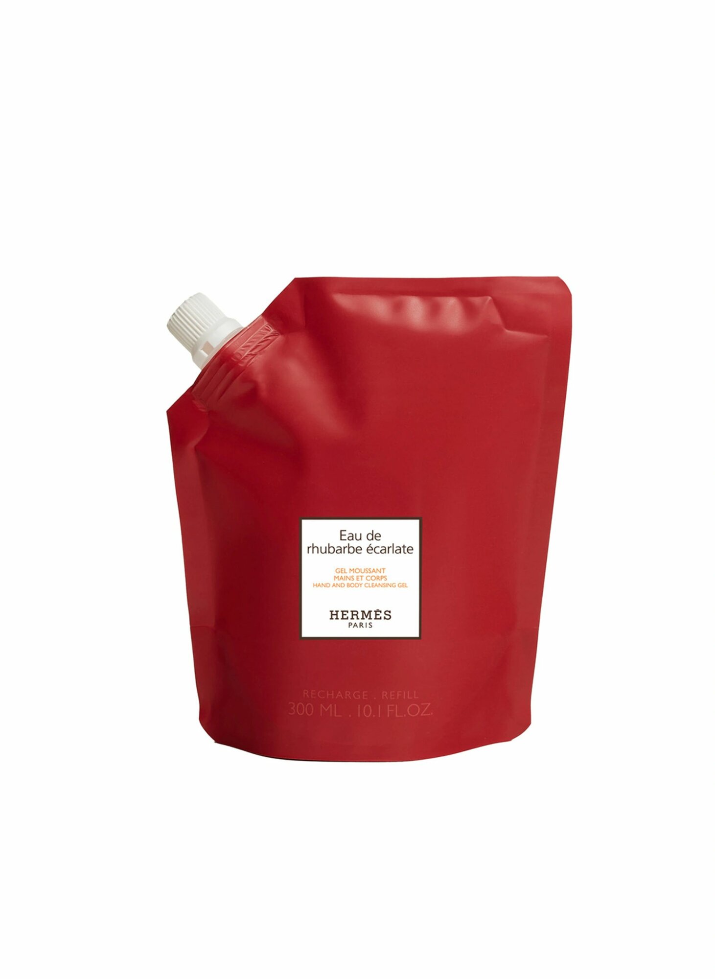 HERMES Сменная упаковка для геля для душа EAU DE RHUBARBE ECARLATE, женский 300 мл
