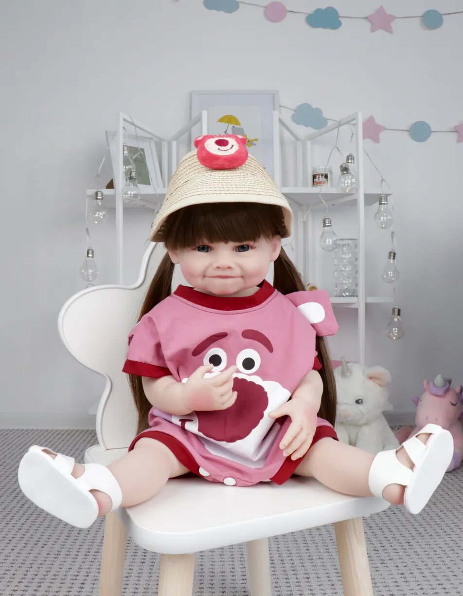 Кукла YoFun "Полина", 55 см, интерактивная, для девочек, в подарочной упаковке