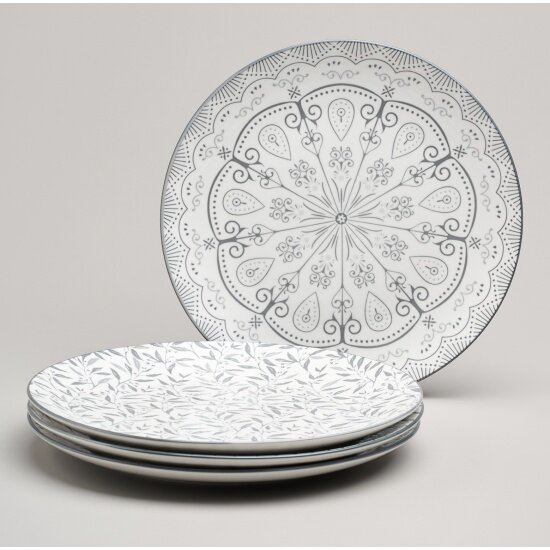 Набор тарелок обеденных Bronco "dreams", 24 шт, 27 см.