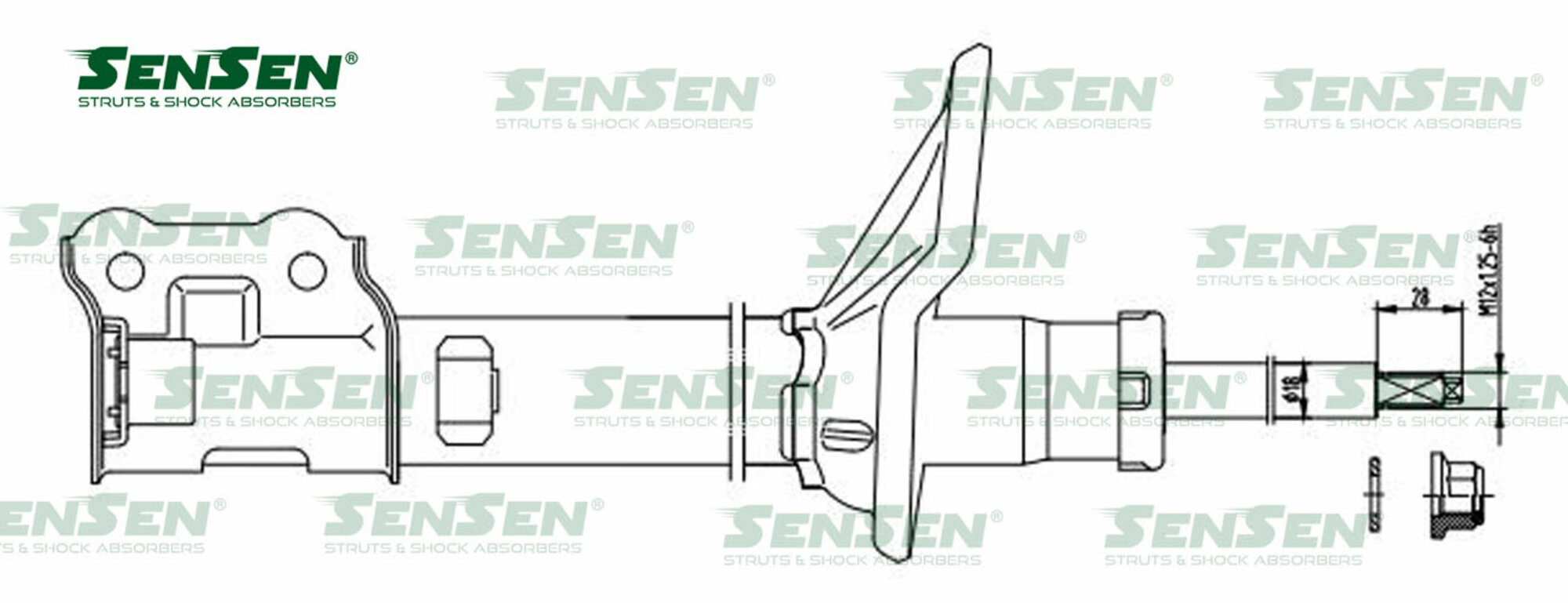 Амортизатор(Sensen 42130224)