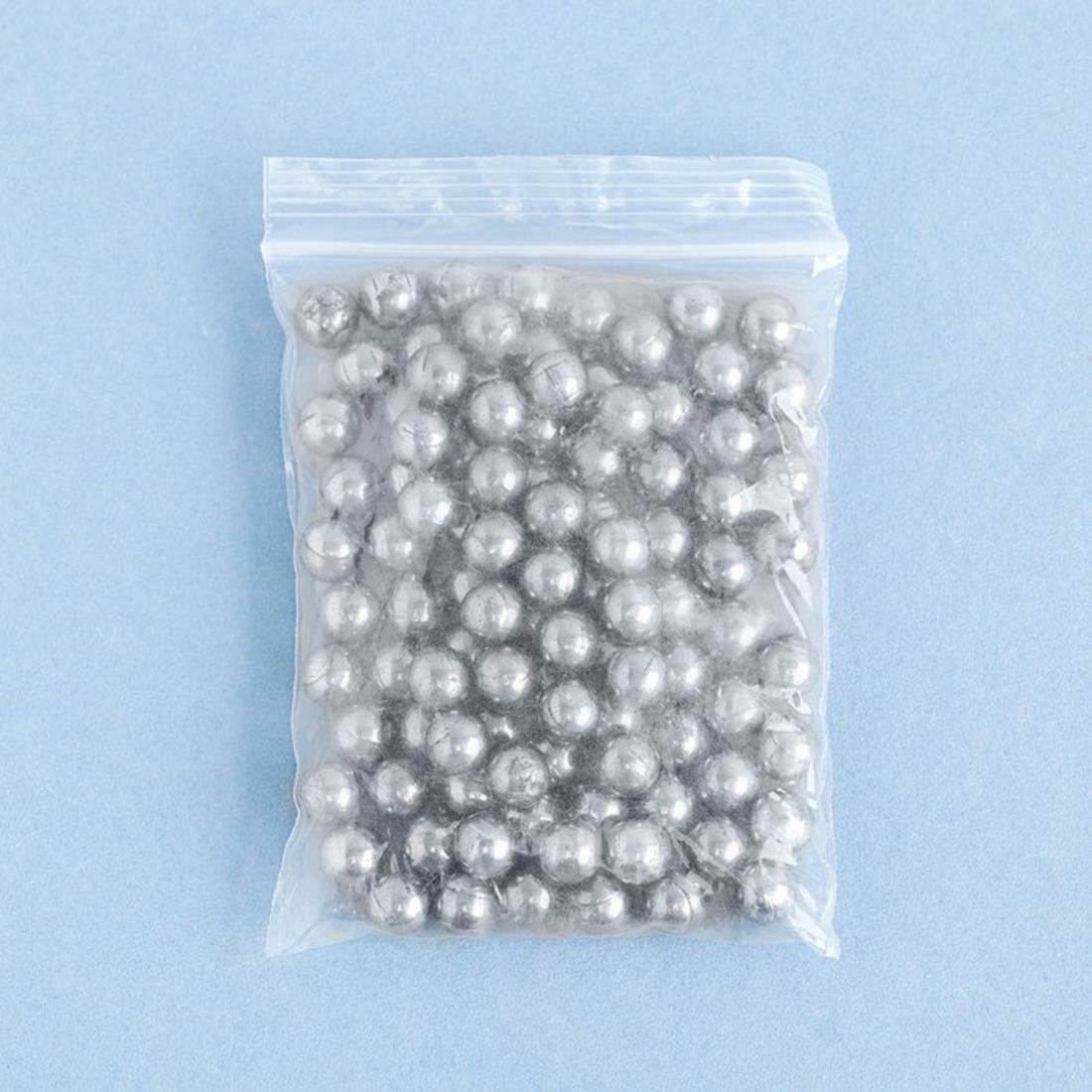 Набор шариков для рогатки 100 шт, металлические, 8 мм, серебристый