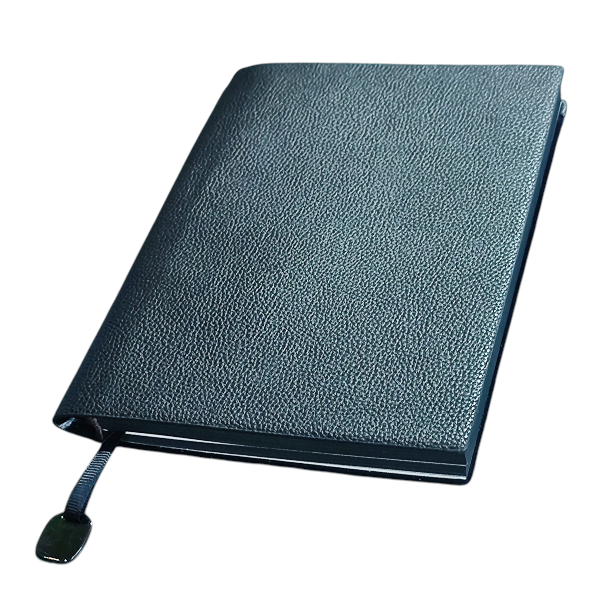 Блокнот ежедневник в клетку"ASMAR", A5, 116 л, с ручкой, искусственная кожа, чёрный 21см х 16см