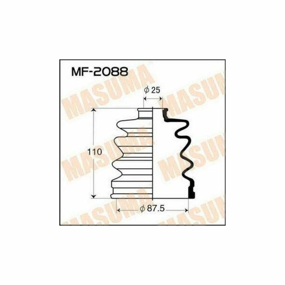 Пыльник Шруса Наружн. Toyota Camry Acv40, Gsv40 06-11(Masuma Mf-2088)