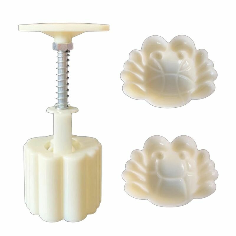 2 штуки в одной форме, форма для лунного пирога типа крабового пресса