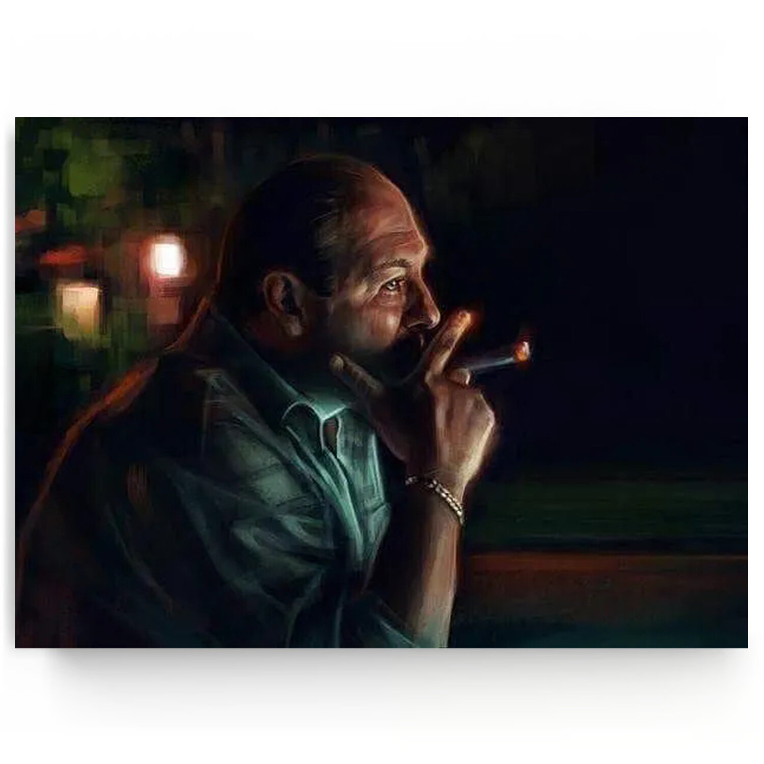 Картина на стену для интерьера - "Тони Сопрано, гангстеры, мафия", 30х40 см.