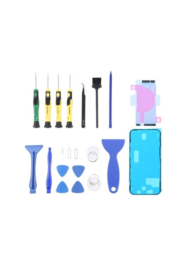 Jıafa Jf-8182 21-в-1 клей для аккумулятора + водонепроницаемый клей для рамки ЖК-дисплея + совместимый с iPhone 12 Pro ремонтный комплект