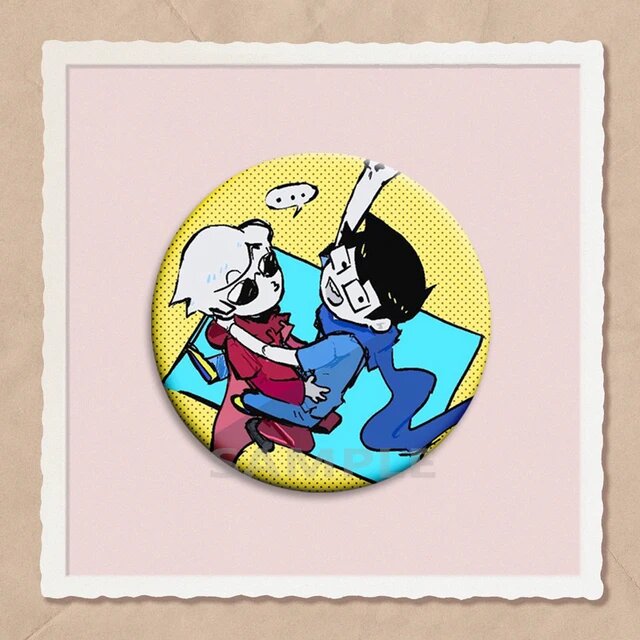 32/50/58 мм John Egbert, мягкие булавки на пуговицах, мультяшная аниме, кавайная брошь, значок для рюкзака, украшения одежды, модные подарки