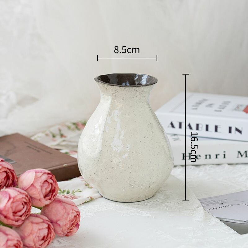 Керамическая ваза кантри глазурь ручной работы декор для дома и офиса