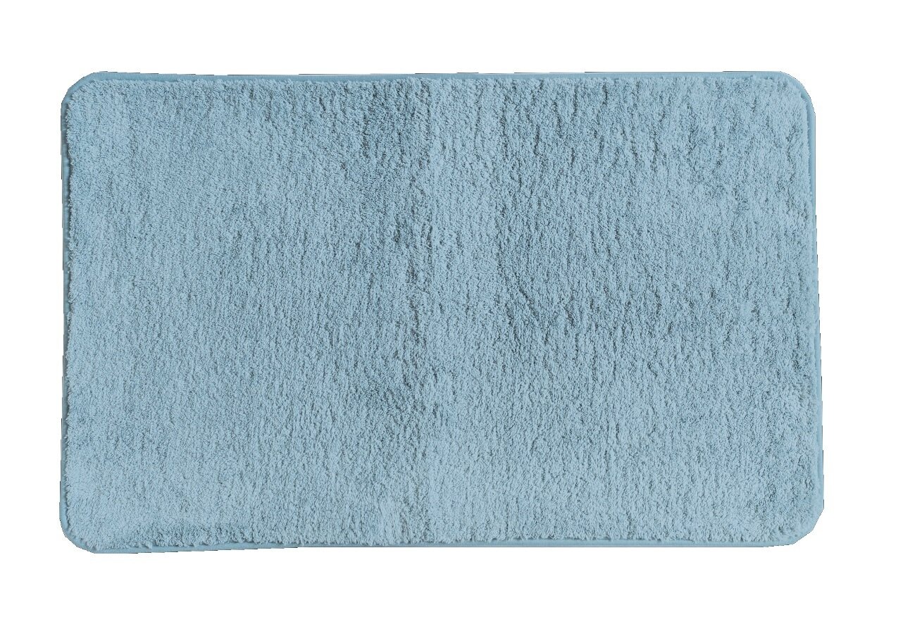 Коврик для ванной Swensa Ping 50x80 см цвет серо-голубой