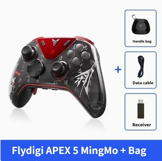 Flydigi APEX 5 MingMo трехрежимный игровой контроллер Xbox с принудительной обратной связью запускает джойстик из сплава RGB