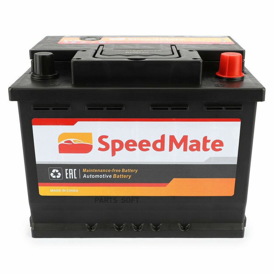 АКБ SPEEDMATE EFB 12V 60Ah 640A 242x175x190 /-+/ от официального дистрибьютора, SPEEDMATE, артикул SMEL600
