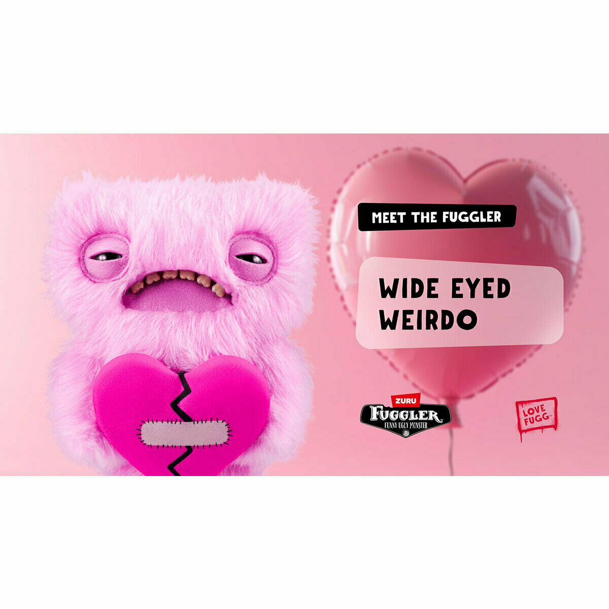 Игрушка Fuggler Heartbreak Love для развития эмоций, мягкий монстр от 4 лет, развивающая игрушка