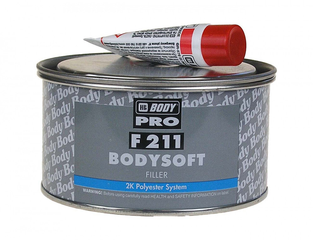 Шпатлевка полиэфирная soft 211 0.9кг body