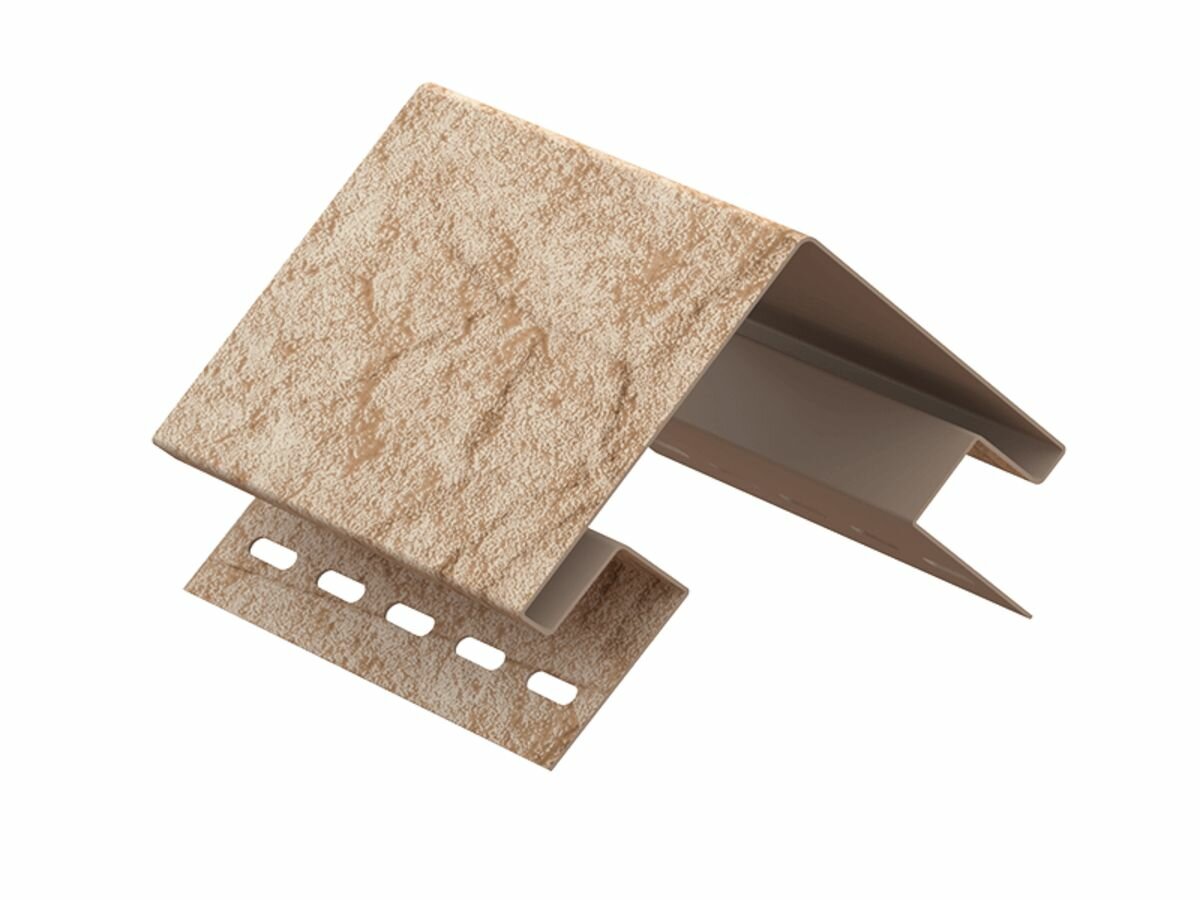 Ю-пласт Наружный угол, Стоун-хаус, Камень золотистый, 1 шт