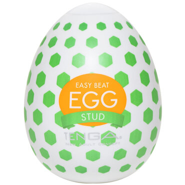 Tenga Egg Wonder Stud Мастурбатор с рельефом в виде вершин-шестиугольников