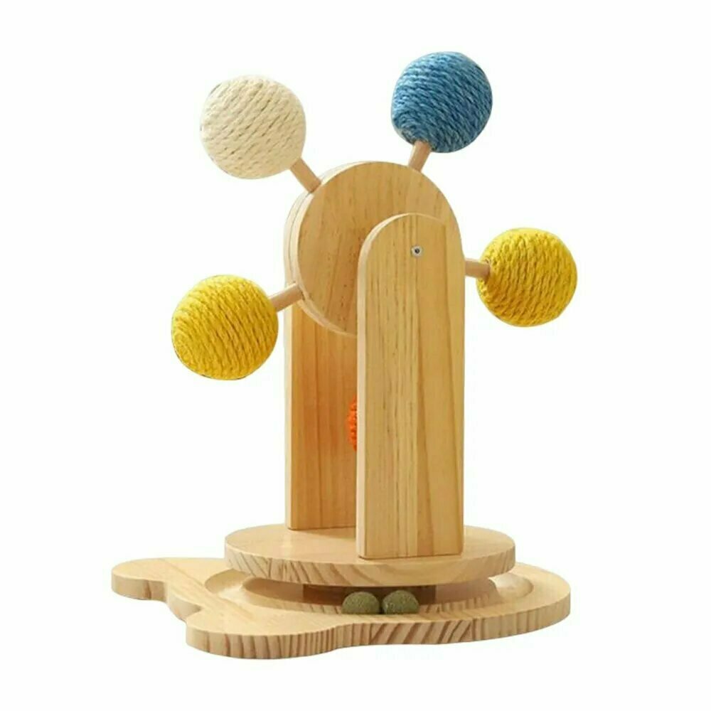 Интерактивная игрушка Cat Scratch Toys для домашних кошек 30 см х 30 см х 40 см-feitong
