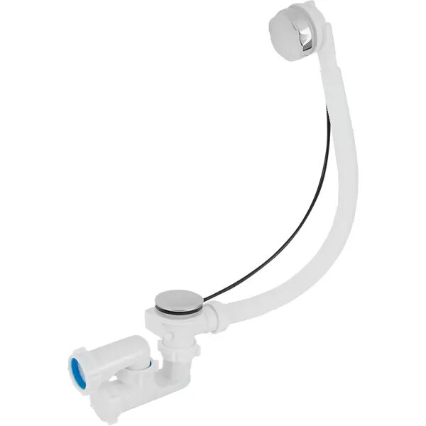 Сифон для ванны АНИ Пласт ø40 мм полуавтоматический с ревизией