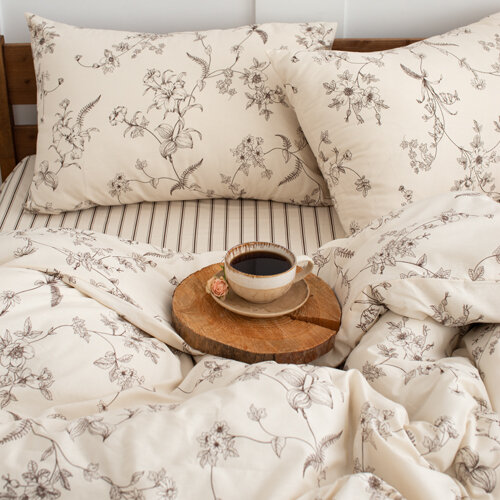 Постельное белье Чистый хлопок Винтаж ВБ поплин хлопок пл. 115 2сп. с евро прост.