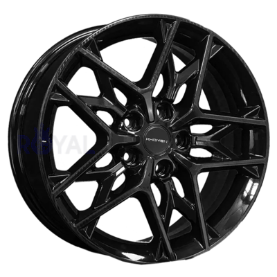 Литой колесный диск Khomen Wheels KHW1709 (DFM580) 7x17/5x110 ET45 D67,1 Black