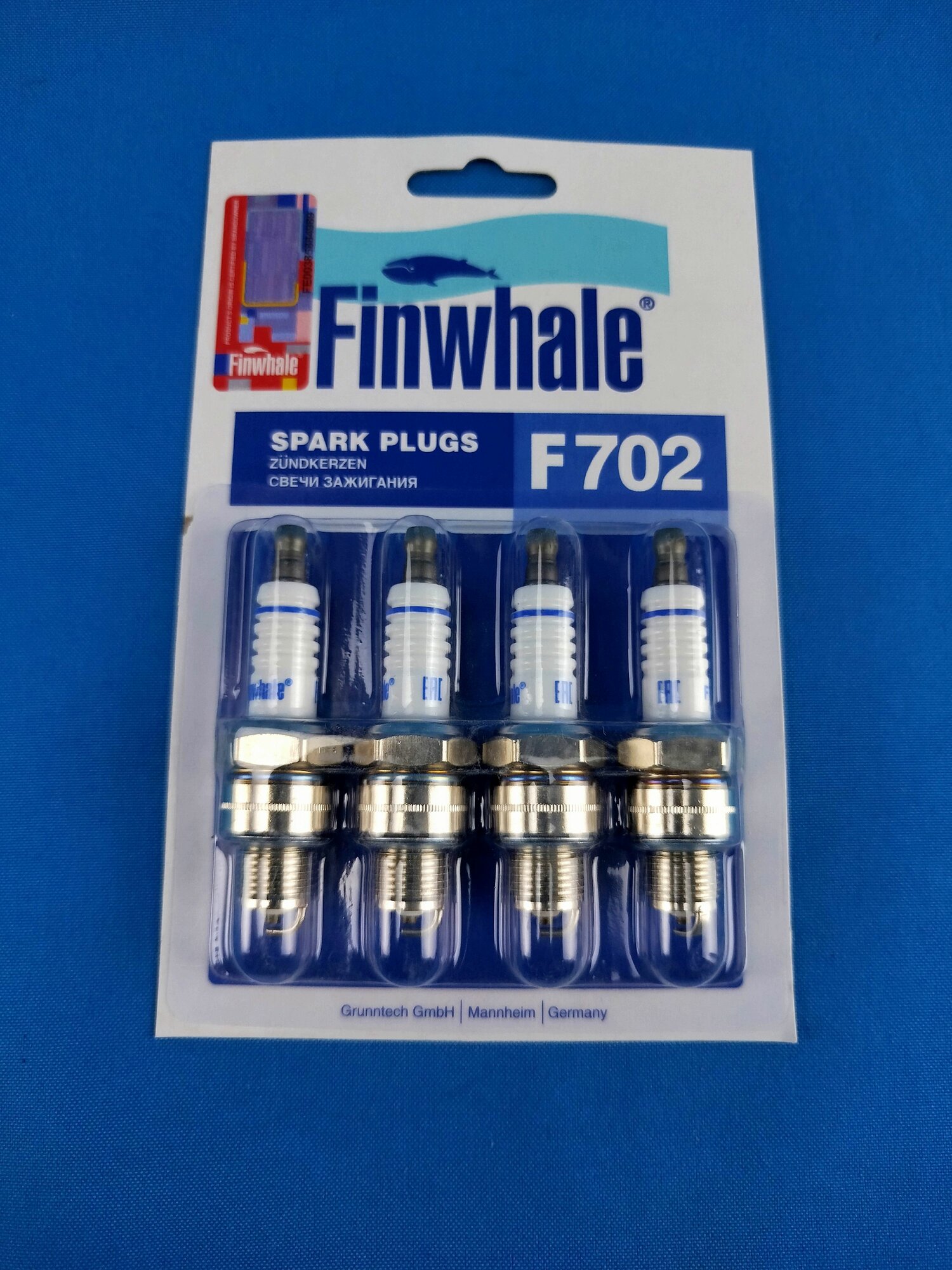 Свечи зажигания "Finwhale" для автомобилей ГАЗ, УАЗ 402дв.