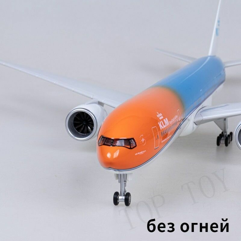 TOP TOY 47cm Модель самолета 1/144 , с шасси , KLM Boeing 777