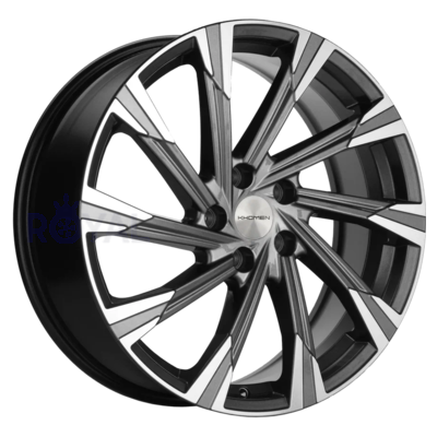 Литой колесный диск Khomen Wheels KHW1901 (Tucson) 7,5x19/5x114,3 ET48 D67,1 Gray-FP