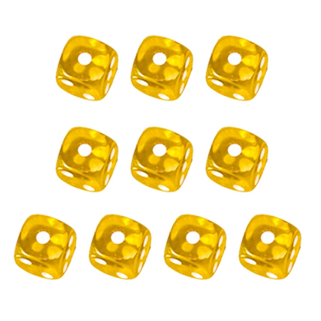 Набор игрушечных кубиков для обучения математике Маленькие Красочные акриловые 6-сторонние кубики с точками