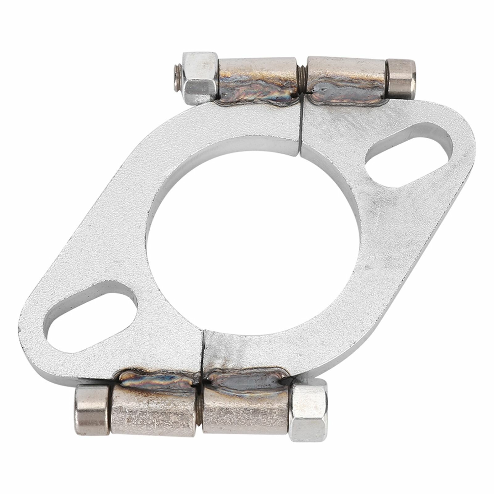 2-дюймовый плоский овальный фланец выхлопной трубы, прочная стальная замена для соединения трубы глушителя