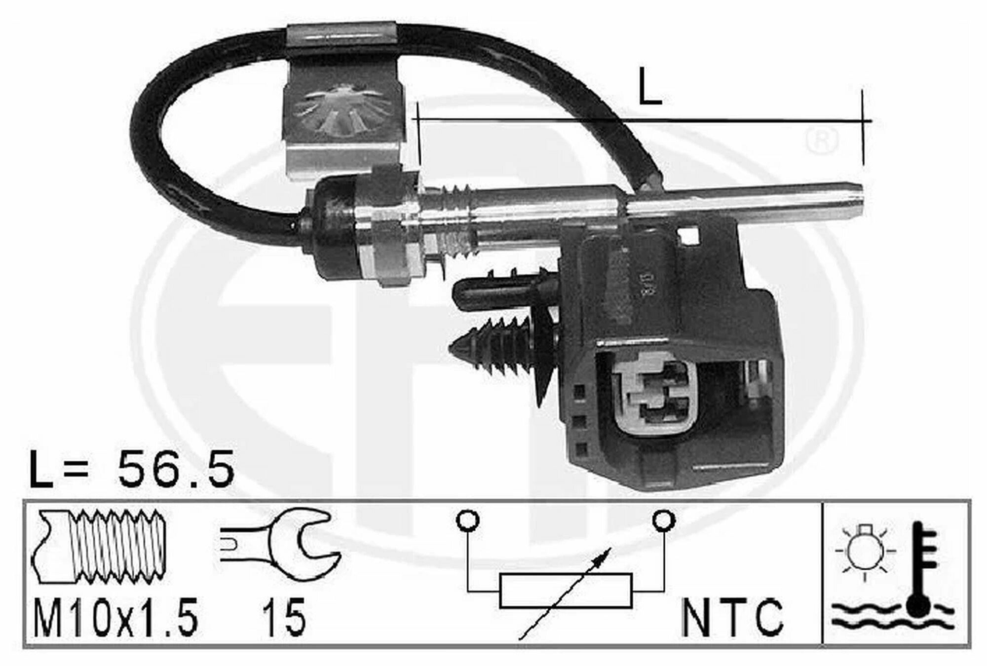 Датчик, температура ОЖ FORD MONDEO III, TRANSIT, ERA, 330792