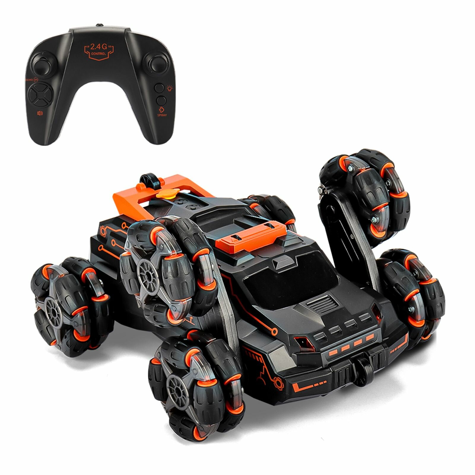 RC Stunt Car for Kids 2.4GHz 4WD Remote Control Stunt Car Двусторонний вращающийся