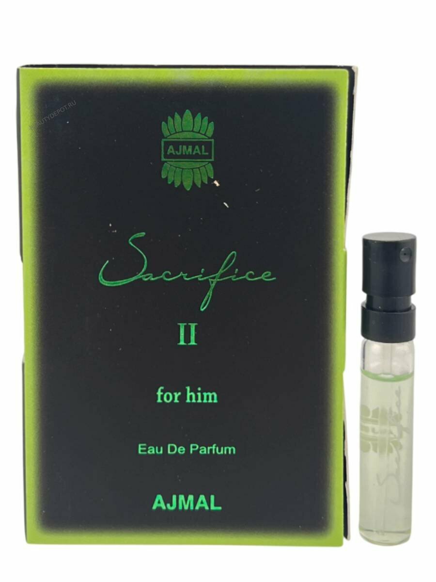 Пробник парфюмированный Мужской Ajmal Sacrifice II for Him Парфюмированная вода (edp) 1,5мл