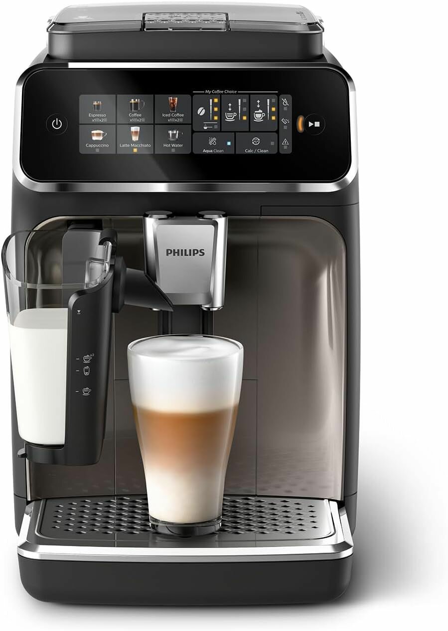 Автоматическая кофемашина Philips Series 3300 LatteGo EP3347/90, серый, черный