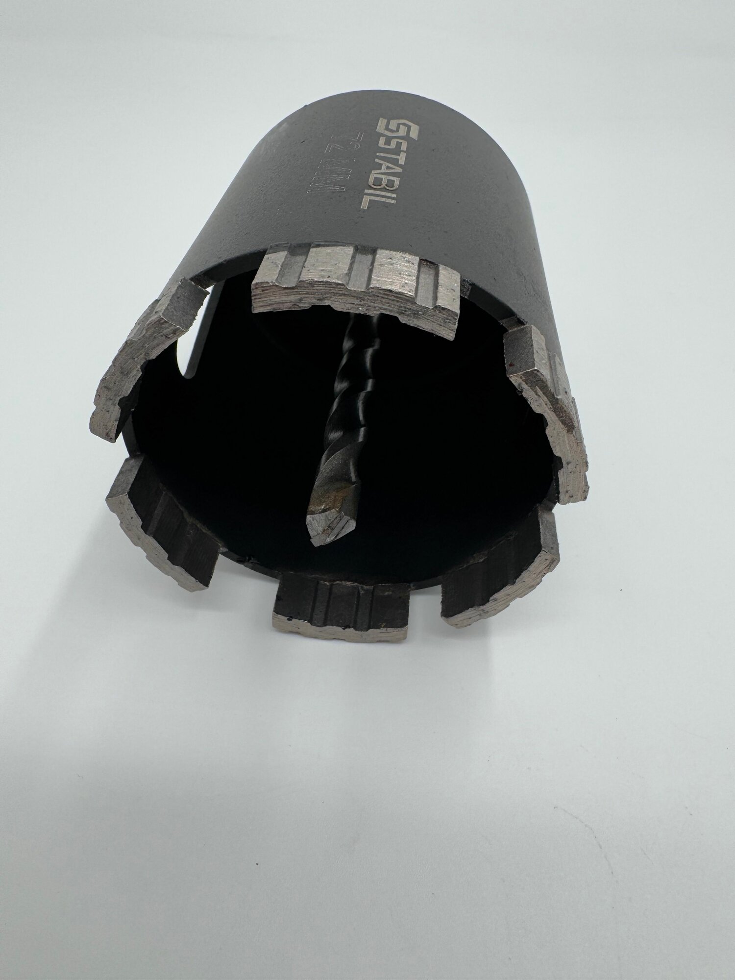 Коронка алмазная по бетону 72мм 6 зубов Stabil