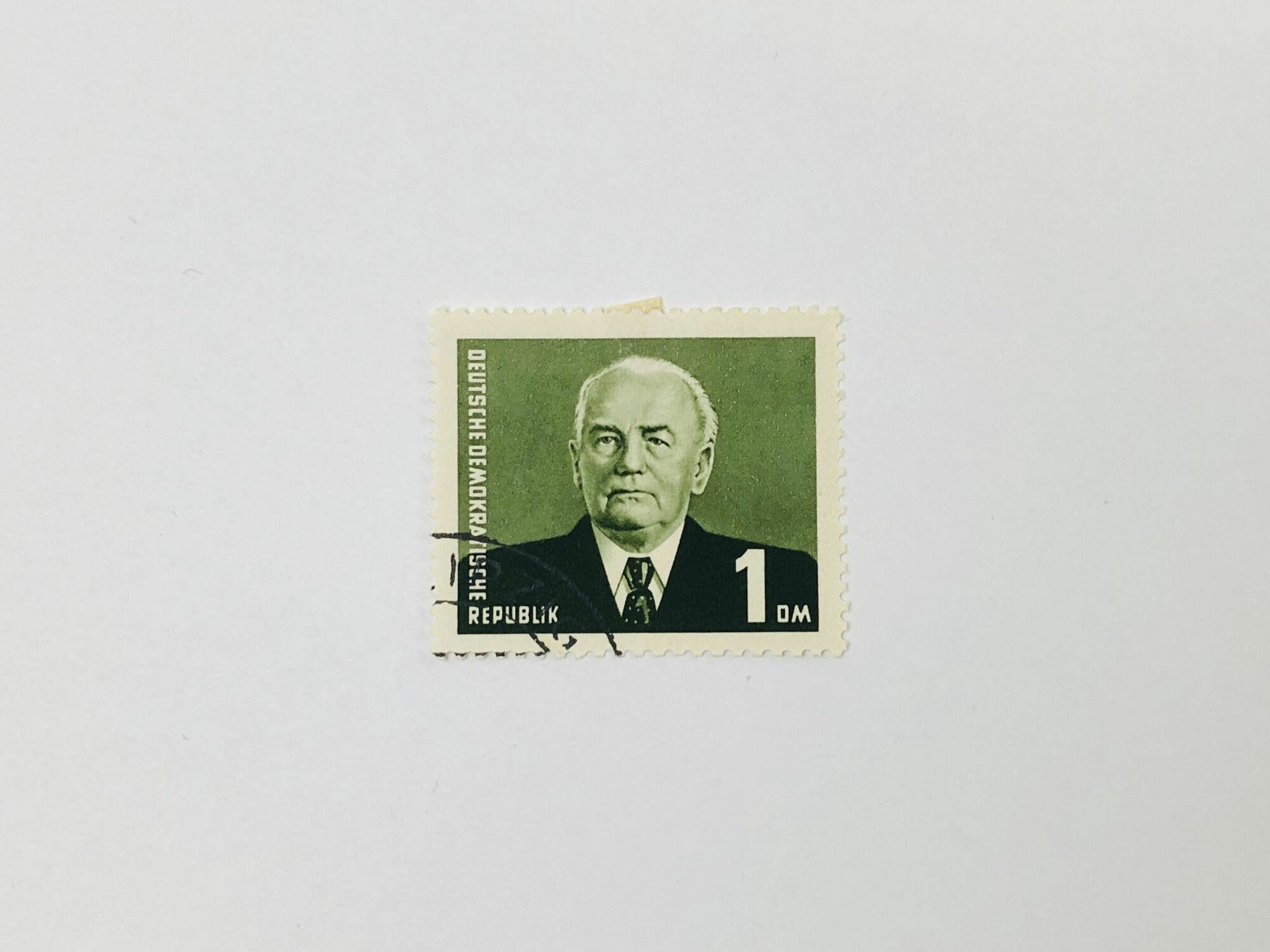 Почтовые марки Стандартный выпуск. Президент страны Вильгельм Пик. Персоналии. Германия (ГДР). 1958. Михель: DD 622. Гашен